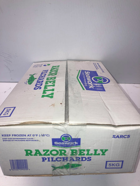 Razor Frozen Pilchards – Coastal Baits